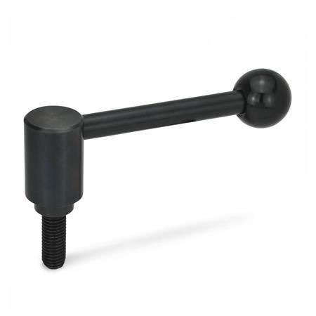 Safety Adjustable Levers GN 312 | JW Winco