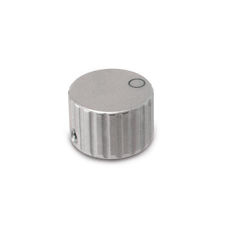 GN 436 Stainless Steel Knurled Control Knobs | JW Winco Standard Parts