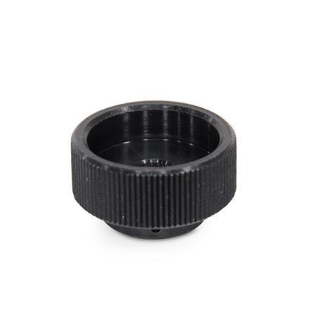 DIN 6303 Steel Knurled Nuts, with Tapped or Plain Through Bore | JW ...