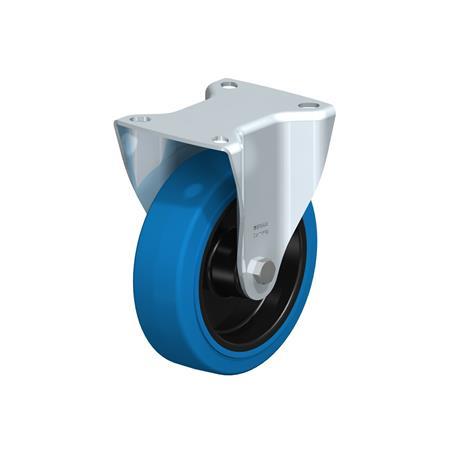 Medium Duty Pressed Steel Fixed Casters B-POEV | JW Winco