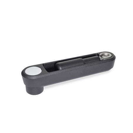 GN 472.5 Aluminum Crank Handles, with Recessed Locking Retractable ...