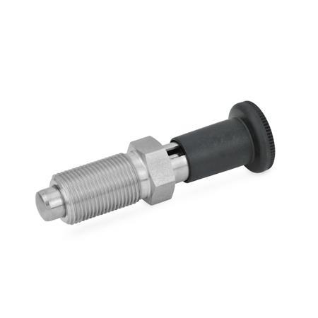 Doigts d'indexage avec bouton long GN 817.2 | JW Winco