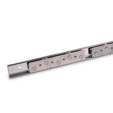 Cam Roller Linear Guide Rail Systems GN 1490 | JW Winco