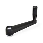 MH-MEP Nylon Plastic Crank Handles, Economical, with Revolving Handle ...