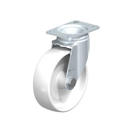 Medium Duty Nylon Wheel Swivel Casters L-PO | JW Winco