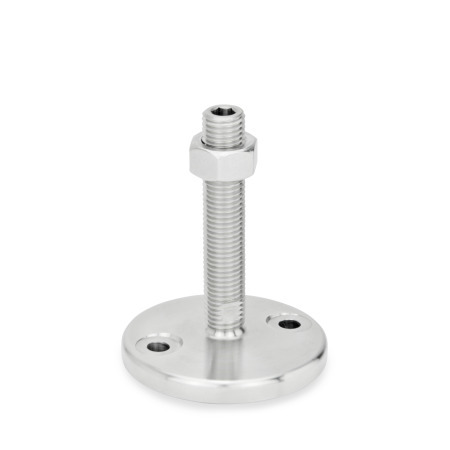 GN 23 Metric Thread, Stainless Steel Leveling Feet, Tapped Socket or ...