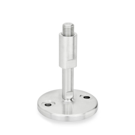 GN 23 Metric Thread, Stainless Steel Leveling Feet, Tapped Socket or ...