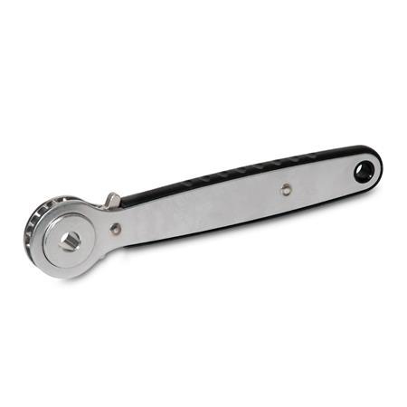 GN 318 Stainless Steel Ratchet Wrenches, with Through Hole / Blind Hole ...