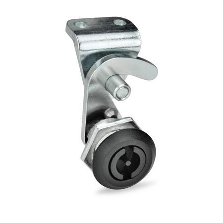GN 115.8 Zinc Die-Cast Cam Latches with Hook, Operation with Socket Key ...