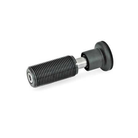 GN 313 Steel Spring Bolts, Plunger Pin Retracted in Normal Position ...