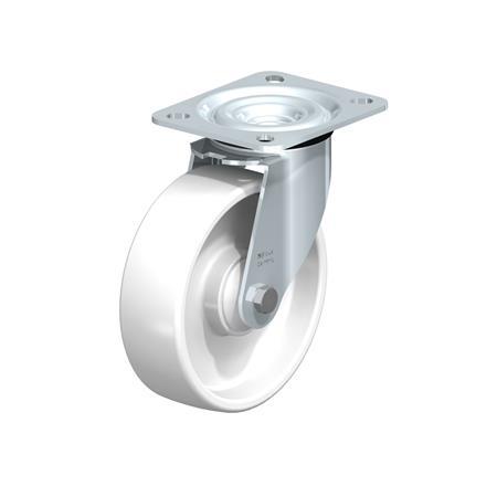 Medium Duty Nylon Wheel Swivel Casters L-PO | JW Winco