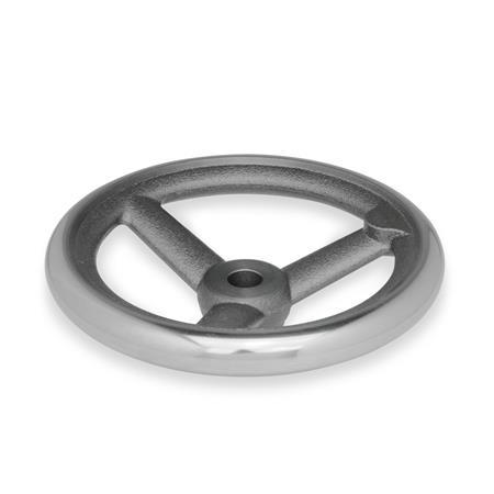 DIN 950 Cast Iron / Aluminum, Spoked Handwheels, with or without Handle ...