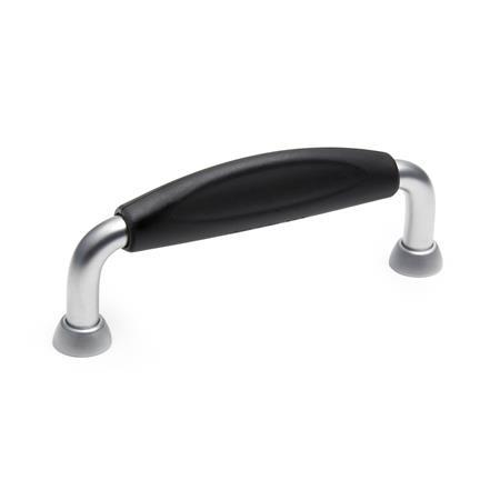 EN 425.7 Steel Cabinet U-Handles, with Insulated Plastic Grip | JW ...