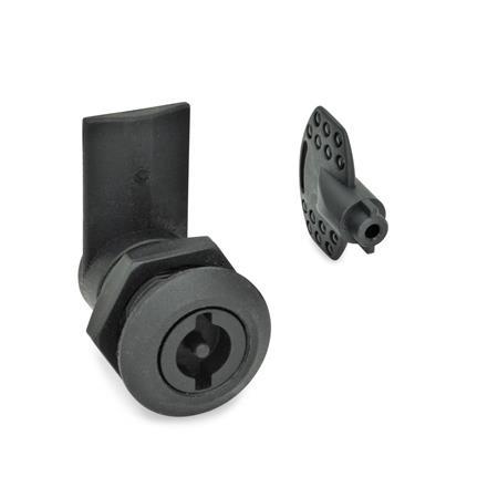 EN 115.3 Technopolymer Plastic Cam Latches, Operation with Socket Key ...