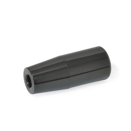 MC Phenolic Plastic Cylindrical Handles, with Molded-In Thread | JW ...