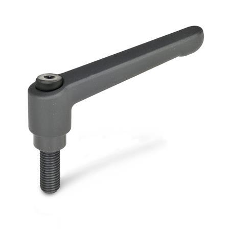 Adjustable Levers GN 300 | JW Winco