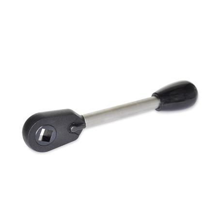 GN 316 Steel Ratchet Wrenches, with Interchangeable Insert, with Reversing Lever | JW Winco ...