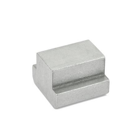 DIN 508 Steel T-Slot Nuts, without Thread | JW Winco Standard Parts