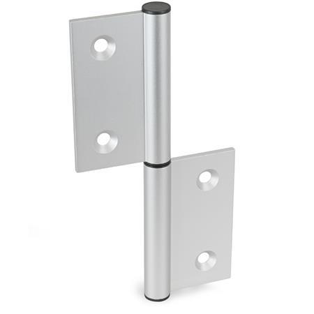 GN 2294 Aluminum Double Winged Lift-Off Hinges, for Profile Systems ...