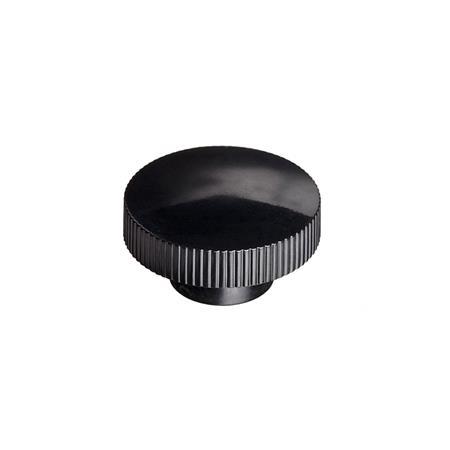 KKBH Polypropylene Plastic Knurled Knobs, with Brass Tapped Insert | JW ...