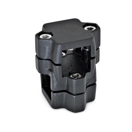 GN 134 Aluminum Two-Way Connector Clamps, Split Assembly | JW Winco ...