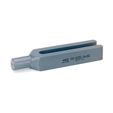 DIN 6315C Steel Forked Clamps, with Pin End | JW Winco Standard Parts