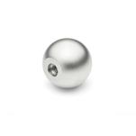 DIN 319 Steel or Aluminum Ball Knobs, with Tapped Hole or Blind Bore | JW Winco Standard Parts