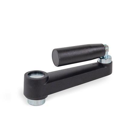 MH-MRS Nylon Plastic Crank Handles, Economical, with Low Profile ...