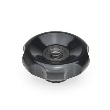 Six-Lobed Control Knobs EN 527.1 | JW Winco