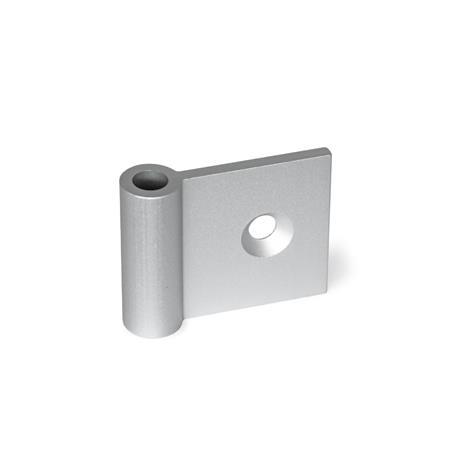 GN 2291 Aluminum Hinge Wings, for Use with Aluminum Profiles / Panel ...