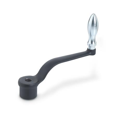 Off-Set Crank Handles DIN 468 | JW Winco