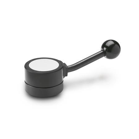 GN 215 Steel Indexing Levers, with or without Serrations | JW Winco ...