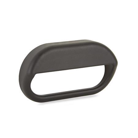 EN 130.3 Technopolymer Plastic Ledge Handles, with Plain Bores or ...