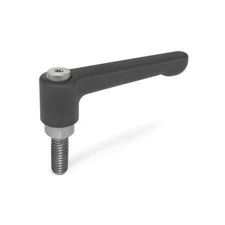 Straight Adjustable Levers GN 302.1 | JW Winco