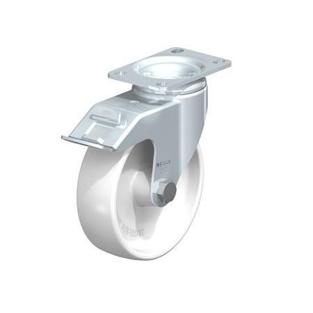 Medium Duty Nylon Wheel Swivel Casters L-PO | JW Winco